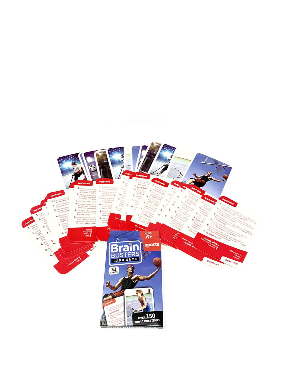 Brain Busters Flash Cards with Over 150 Trivia Questions (Sports ...